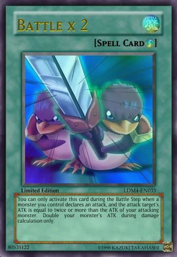 Battle x 2 (Card)/(Custom) | Yu-Gi-Oh! Custom Think Tank Wiki | Fandom