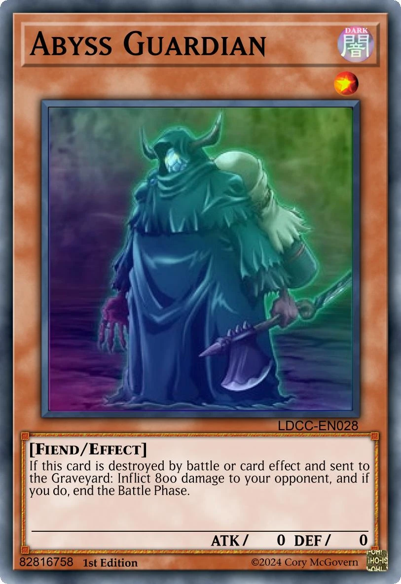 Abyss Guardian (Card)/(Custom) | Yu-Gi-Oh! Custom Think Tank Wiki | Fandom