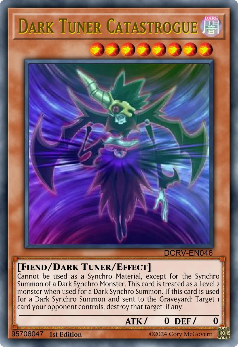Dark Tuner Catastrogue (Card)/(Custom) | Yu-Gi-Oh! Custom Think Tank Wiki | Fandom