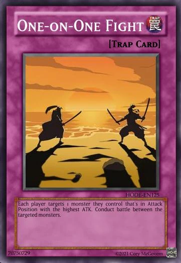 One-on-One Fight (Card)/(Custom) | Yu-Gi-Oh! Custom Think Tank Wiki ...