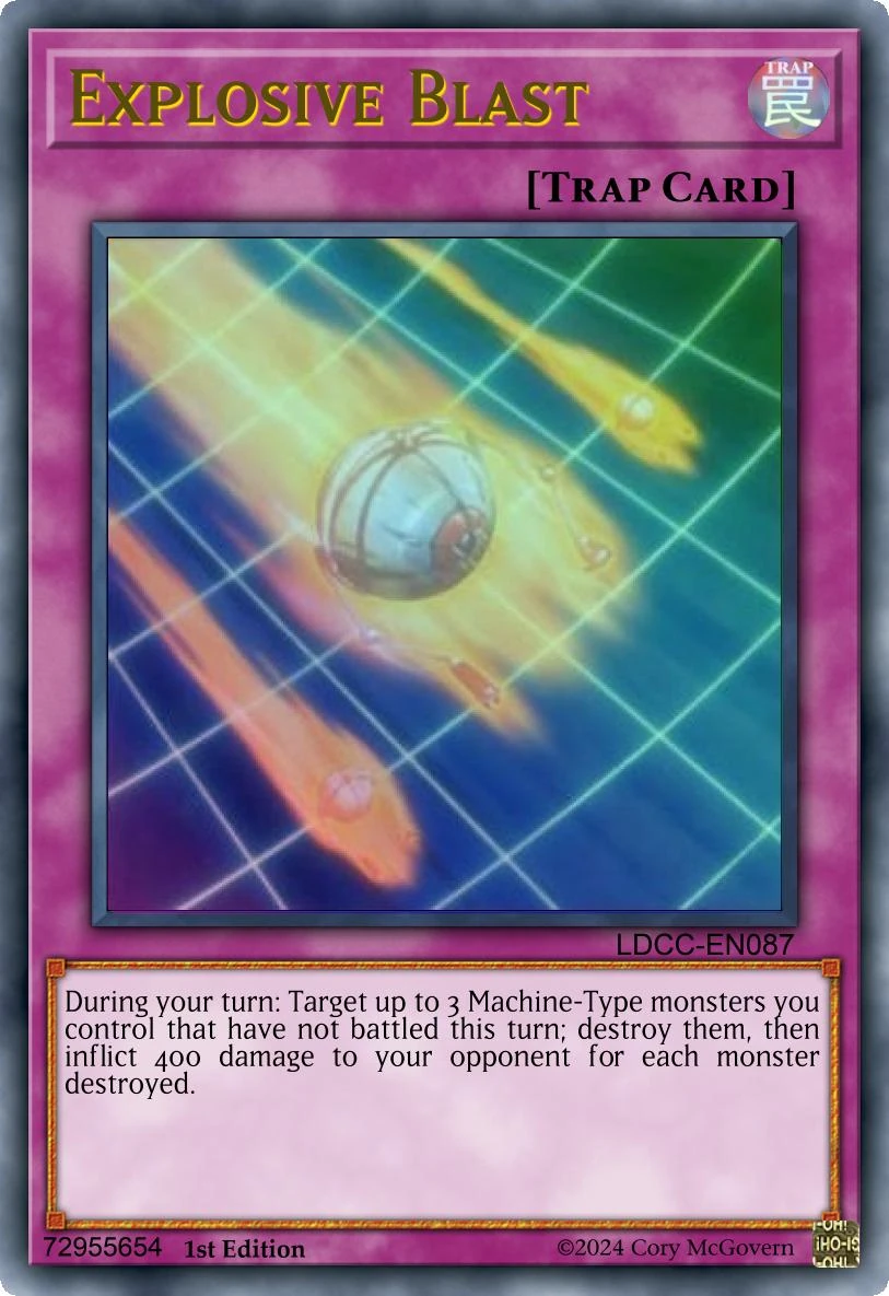 Explosive Blast (Card)/(Custom) | Yu-Gi-Oh! Custom Think Tank Wiki | Fandom