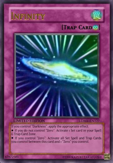Infinity (Card)/(Custom) | Yu-Gi-Oh! Custom Think Tank Wiki | Fandom