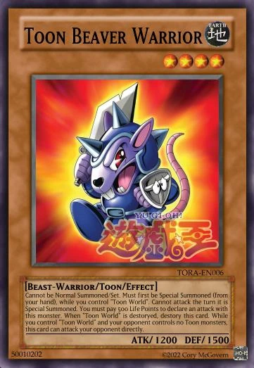 Card Gallery:Toon Beaver Warrior (Card)/(Custom) | Yu-Gi-Oh! Custom ...
