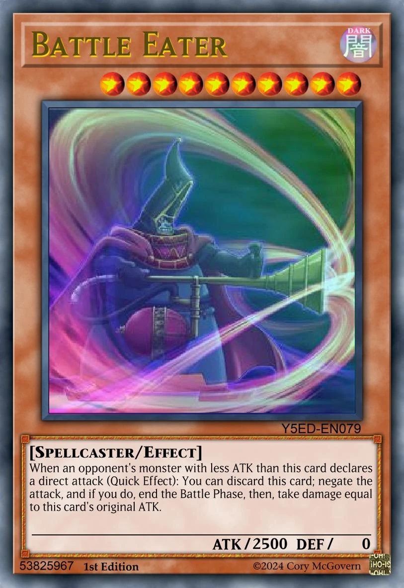 Battle Eater (Card)/(Custom) | Yu-Gi-Oh! Custom Think Tank Wiki | Fandom