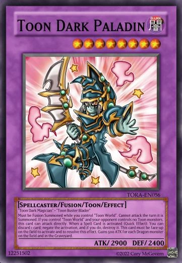 Toon Dark Paladin (Card)/(Custom) | Yu-Gi-Oh! Custom Think Tank Wiki | Fandom