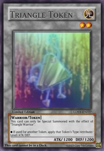 Triangle Token (Card)/(Custom) | Yu-Gi-Oh! Custom Think Tank Wiki | Fandom