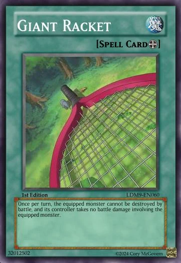 Giant Racket (Card)/(Custom) | Yu-Gi-Oh! Custom Think Tank Wiki | Fandom