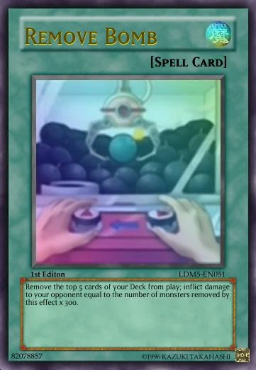 Remove Bomb (Card)/(Custom) | Yu-Gi-Oh! Custom Think Tank Wiki | Fandom