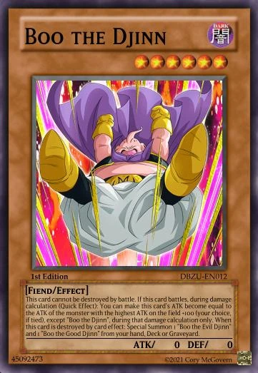 Boo the Djinn (Card)/(Custom) | Yu-Gi-Oh! Custom Think Tank Wiki | Fandom