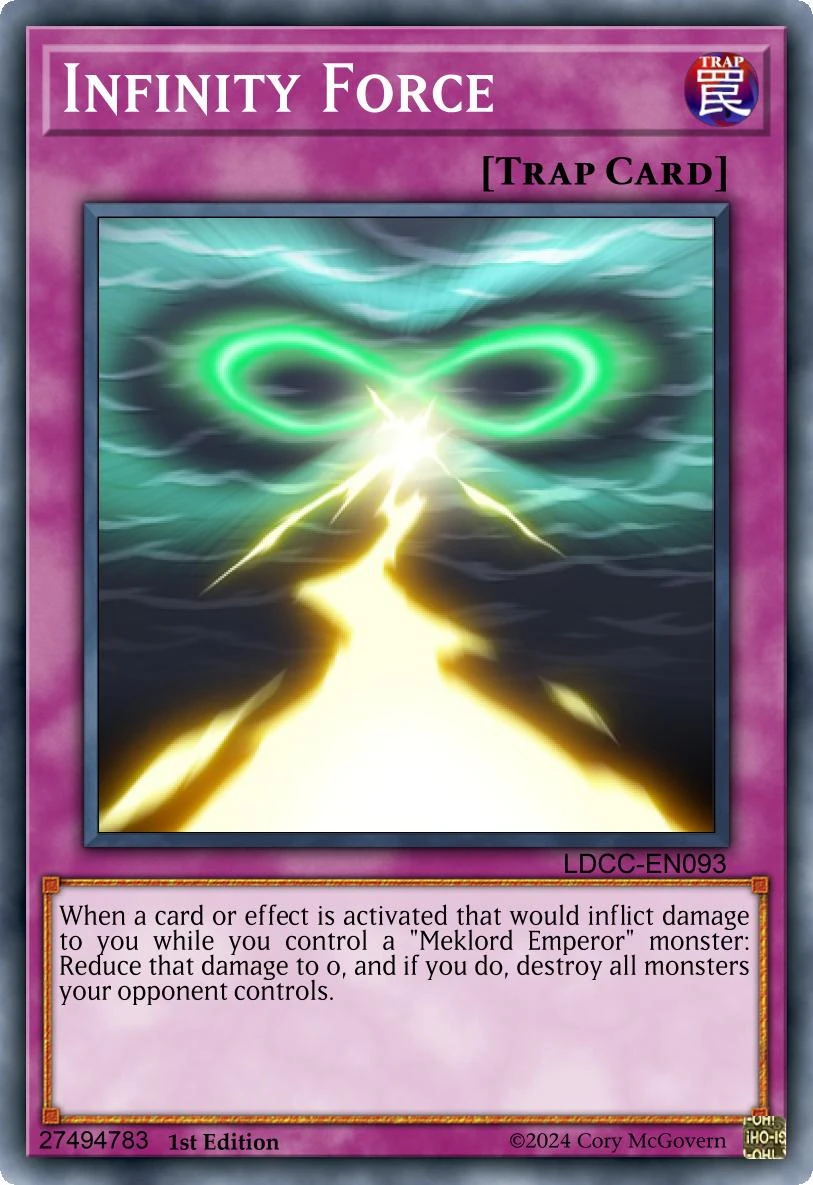 Infinity Force (Card)/(Custom) | Yu-Gi-Oh! Custom Think Tank Wiki | Fandom