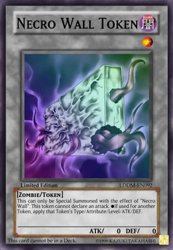 Necro Wall Token (Card)/(Custom) | Yu-Gi-Oh! Custom Think Tank Wiki ...