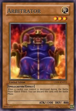 Arbitrator (Card)/(Custom) | Yu-Gi-Oh! Custom Think Tank Wiki | Fandom