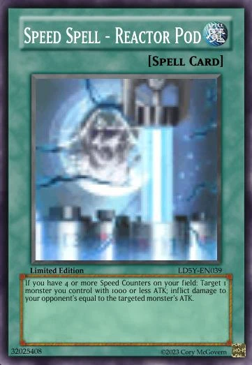 Speed Spell - Reactor Pod (Card)/(Custom) | Yu-Gi-Oh! Custom Think Tank ...