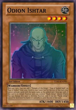 Odion Ishtar (Card)/(Custom) | Yu-Gi-Oh! Custom Think Tank Wiki | Fandom