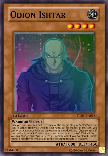 Odion Ishtar (Card)/(Custom) | Yu-Gi-Oh! Custom Think Tank Wiki | Fandom
