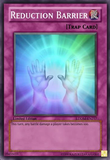 Reduction Barrier (Card)/(Custom) | Yu-Gi-Oh! Custom Think Tank Wiki ...