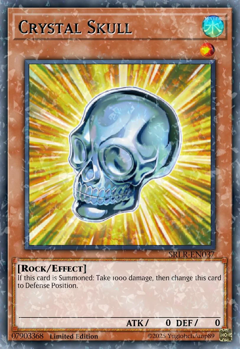 Crystal Skull (Card)/(Custom) | Yu-Gi-Oh! Custom Think Tank Wiki | Fandom