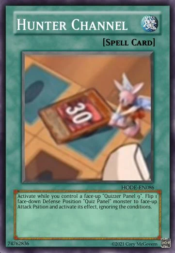 Hunter Channel (Card)/(Custom) | Yu-Gi-Oh! Custom Think Tank Wiki | Fandom