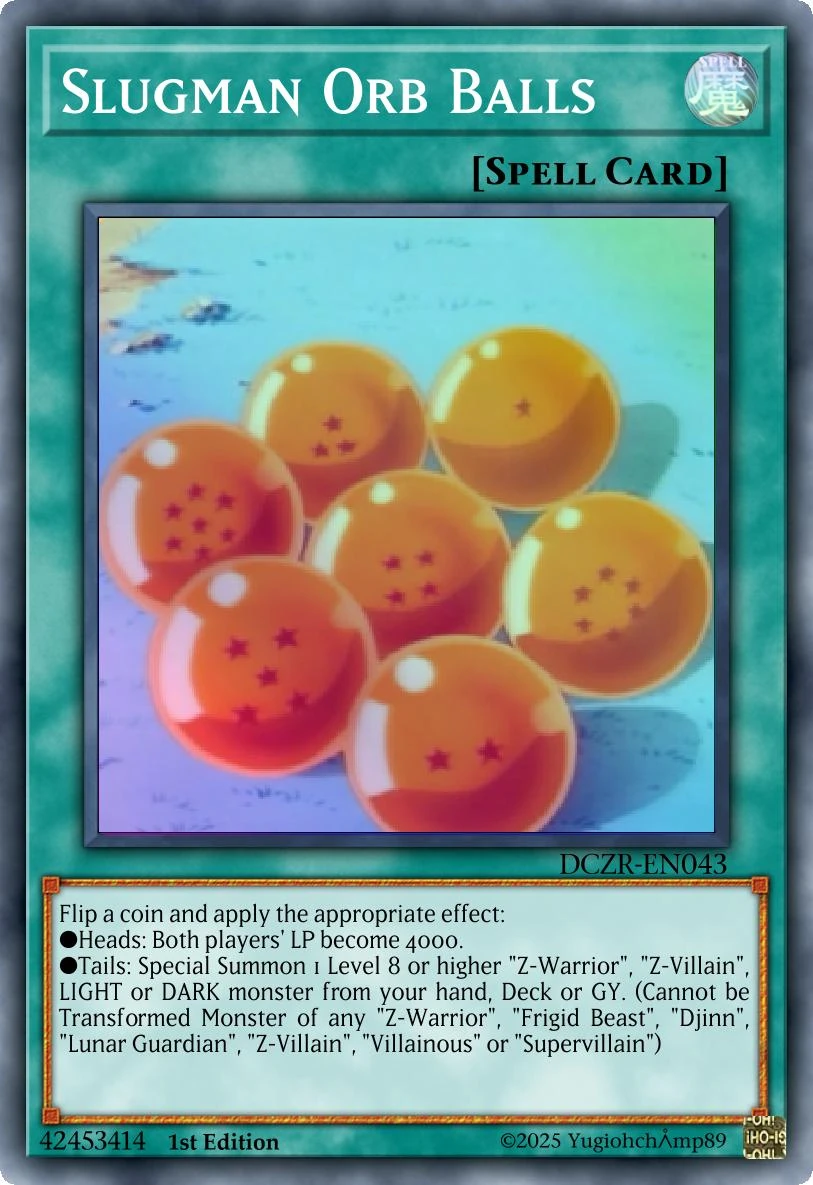 Slugman Orb Balls (Card)/(Custom) | Yu-Gi-Oh! Custom Think Tank Wiki ...