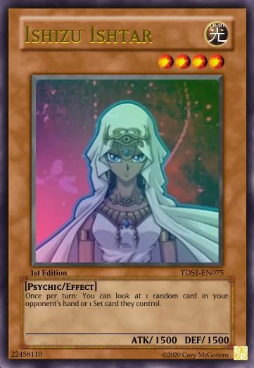 Ishizu Ishtar (Card)/(Custom) | Yu-Gi-Oh! Custom Think Tank Wiki | Fandom
