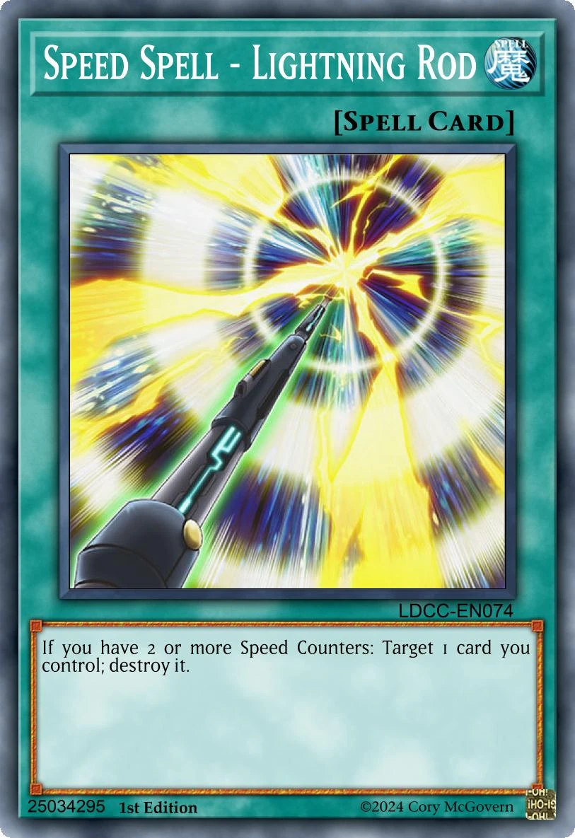 Speed Spell - Lightning Rod (Card)/(Custom) | Yu-Gi-Oh! Custom Think ...
