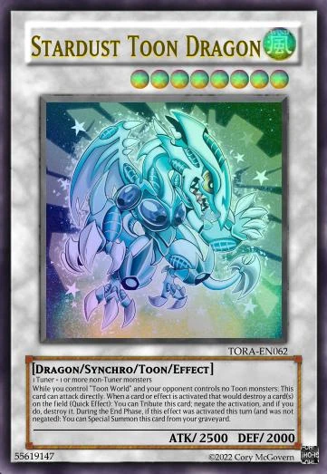 Stardust Toon Dragon (Card)/(Custom) | Yu-Gi-Oh! Custom Think Tank Wiki ...