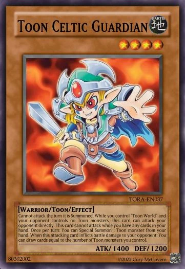 Toon Celtic Guardian (Card)/(Custom) | Yu-Gi-Oh! Custom Think Tank Wiki ...