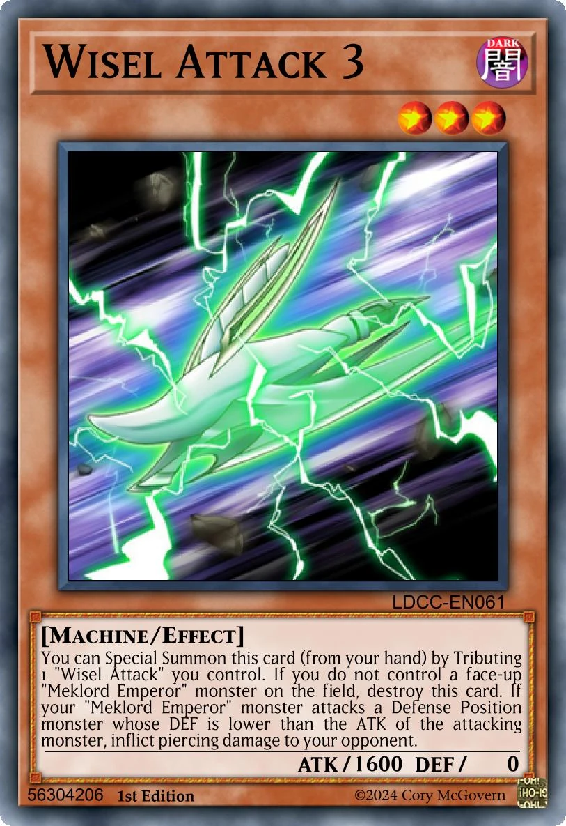 Wisel Attack 3 (Card)/(Custom) | Yu-Gi-Oh! Custom Think Tank Wiki | Fandom