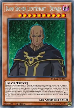 Dark Signer Lieutenant - Devack (Card)/(Custom) | Yu-Gi-Oh! Custom ...