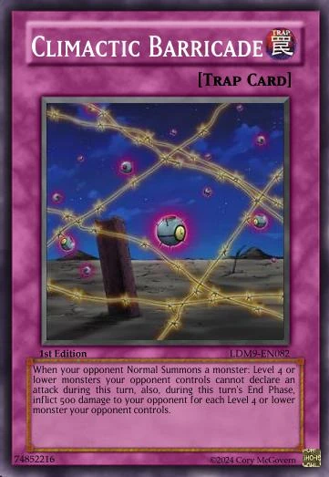 Climactic Barricade (Card)/(Custom) | Yu-Gi-Oh! Custom Think Tank Wiki ...