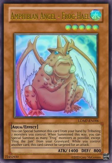 Amphibian Angel - Frog-Hael (Card)/(Custom) | Yu-Gi-Oh! Custom Think ...