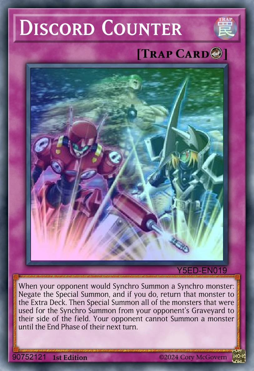 Discord Counter (Card)/(Custom) | Yu-Gi-Oh! Custom Think Tank Wiki | Fandom