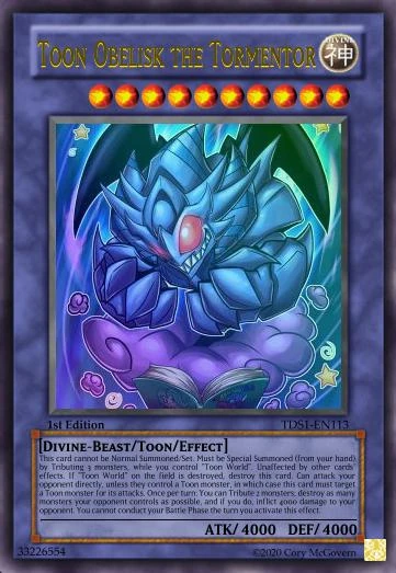 Card Gallery:Toon Obelisk the Tormentor (Custom) | Yu-Gi-Oh! Custom ...