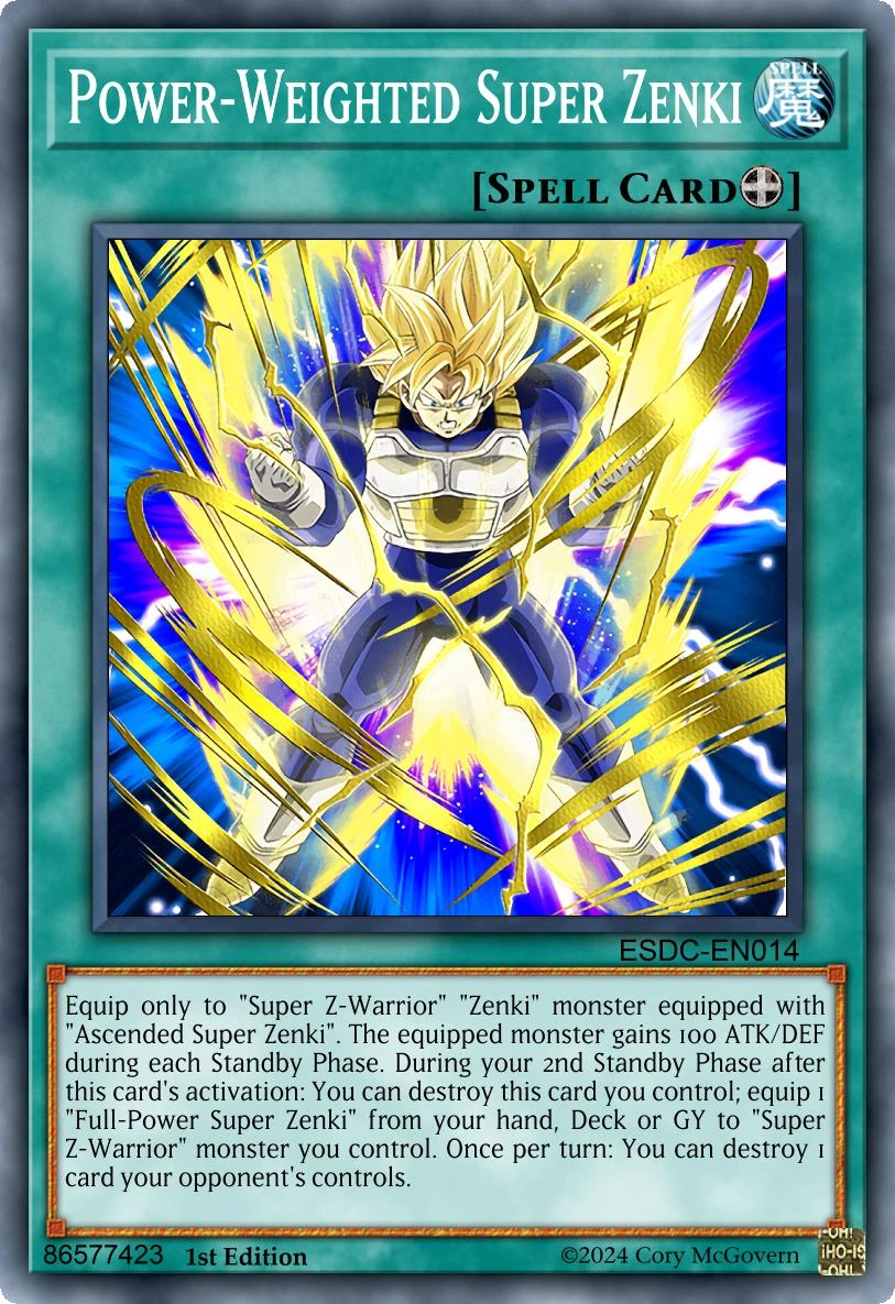 Power-Weighted Super Zenki (Card)/(Custom) | Yu-Gi-Oh! Custom Think ...