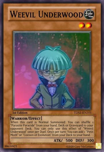 Weevil Underwood (Card)/(Custom) | Yu-Gi-Oh! Custom Think Tank Wiki ...