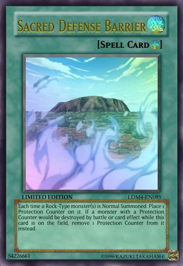 Sacred Defense Barrier (Card)/(Custom) | Yu-Gi-Oh! Custom Think Tank ...
