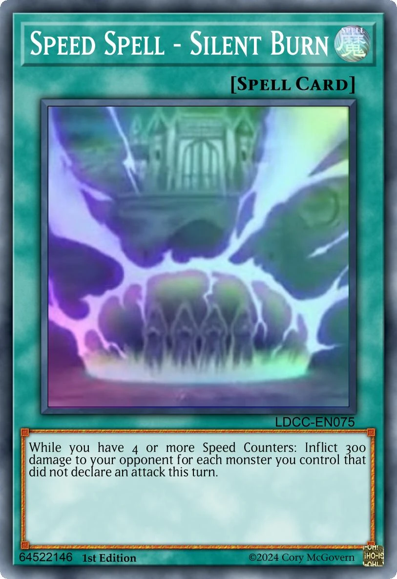 Speed Spell - Silent Burn (Card)/(Custom) | Yu-Gi-Oh! Custom Think Tank ...