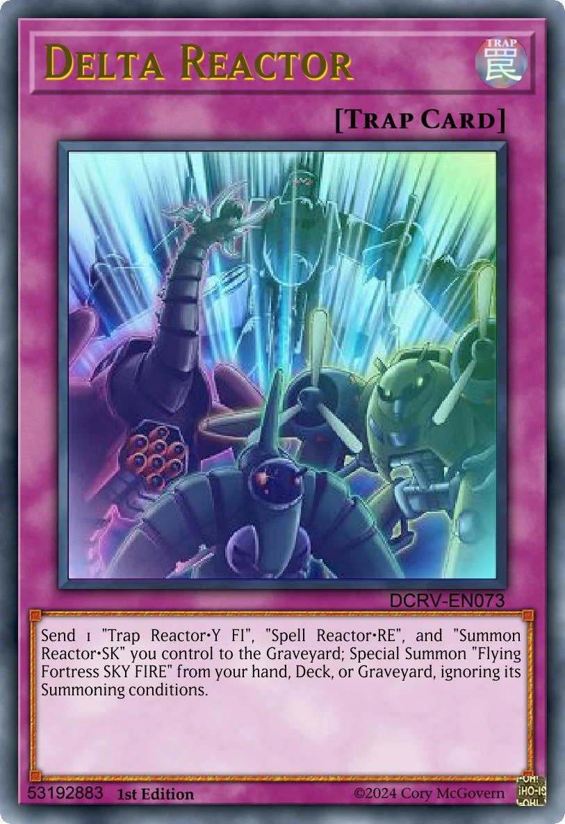 Delta Reactor (Card)/(Custom) | Yu-Gi-Oh! Custom Think Tank Wiki | Fandom