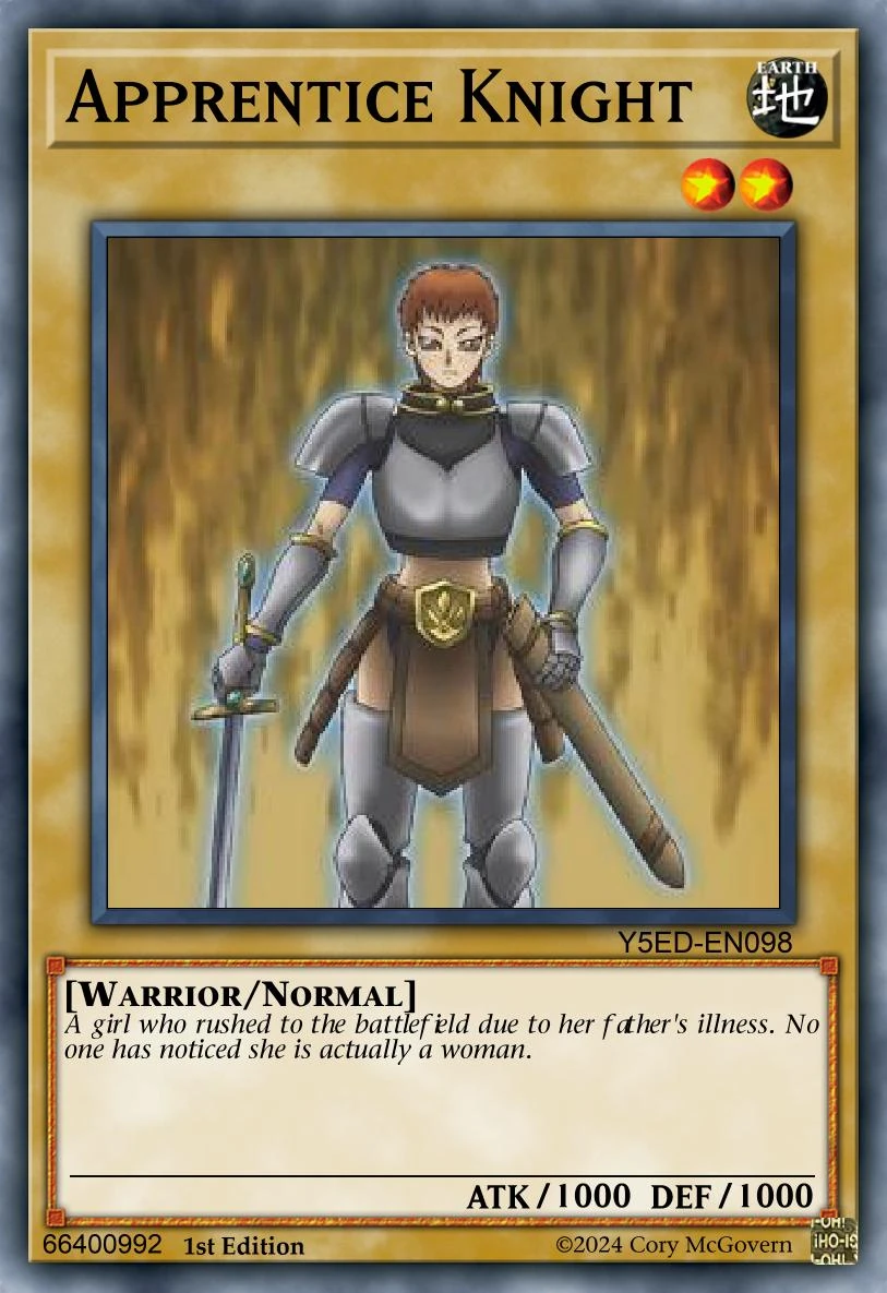Apprentice Knight | Yu-Gi-Oh! Custom Think Tank Wiki | Fandom