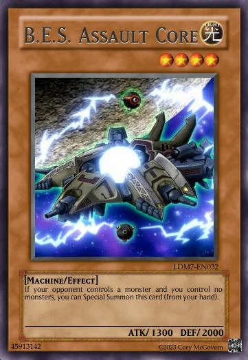 B.E.S. Assault Core (Card)/(Custom) | Yu-Gi-Oh! Custom Think Tank Wiki ...