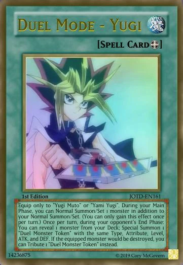 Duel Mode - Yugi | Yu-Gi-Oh! Custom Think Tank Wiki | Fandom
