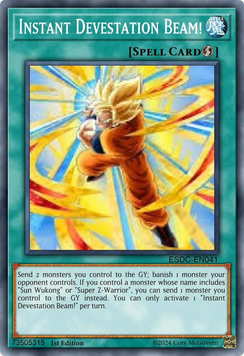 Instant Devestation Beam! (Card)/(Custom) | Yu-Gi-Oh! Custom Think Tank ...