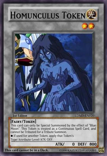Homunculus Token (Card)/(Custom) | Yu-Gi-Oh! Custom Think Tank Wiki ...