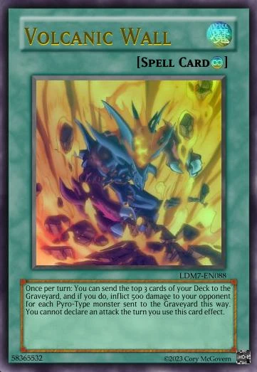 Volcanic Wall (Card)/(Custom) | Yu-Gi-Oh! Custom Think Tank Wiki | Fandom