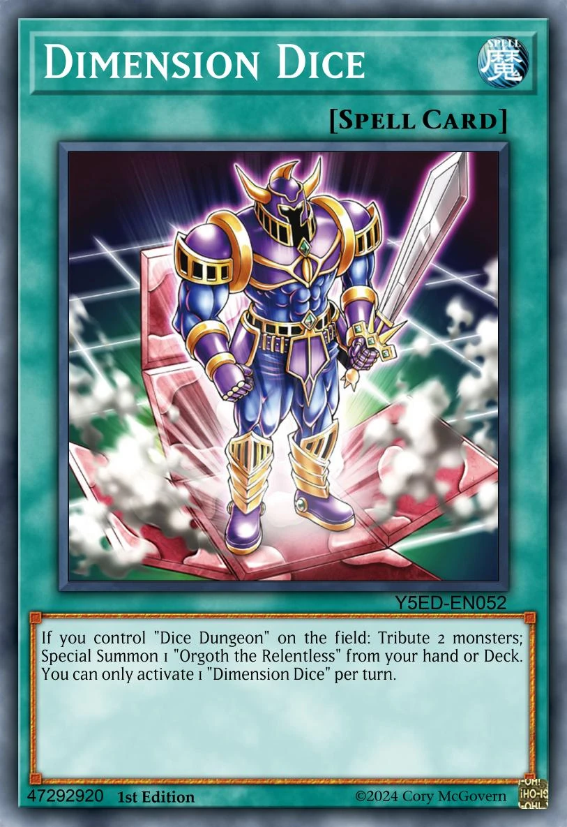 Dimension Dice (Card)/(Custom) | Yu-Gi-Oh! Custom Think Tank Wiki | Fandom