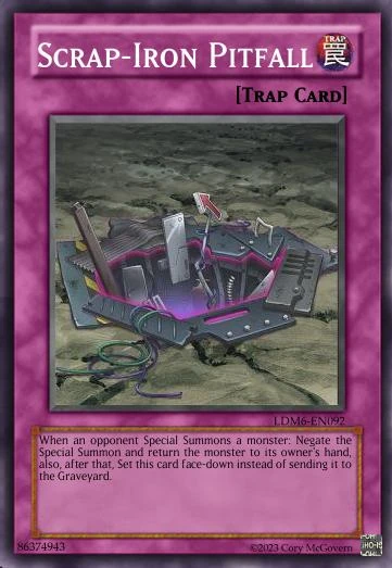 Scrap-Iron Pitfall (Card)/(Custom) | Yu-Gi-Oh! Custom Think Tank Wiki ...