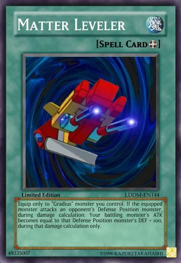 Matter Leveler (Card)/(Custom) | Yu-Gi-Oh! Custom Think Tank Wiki | Fandom