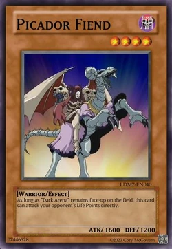 Picador Fiend (Card)/(Custom) | Yu-Gi-Oh! Custom Think Tank Wiki | Fandom