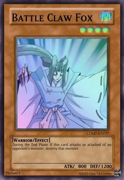 Battle Claw Fox (Card)/(Custom) | Yu-Gi-Oh! Custom Think Tank Wiki | Fandom