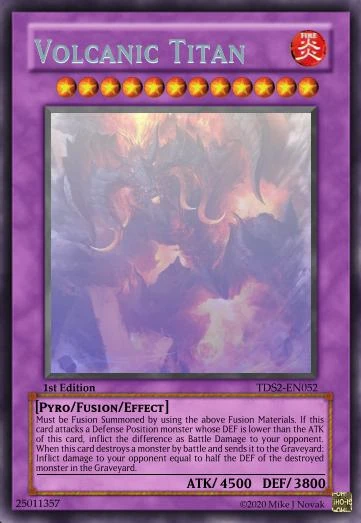 Volcanic Titan | Yu-Gi-Oh! Custom Think Tank Wiki | Fandom